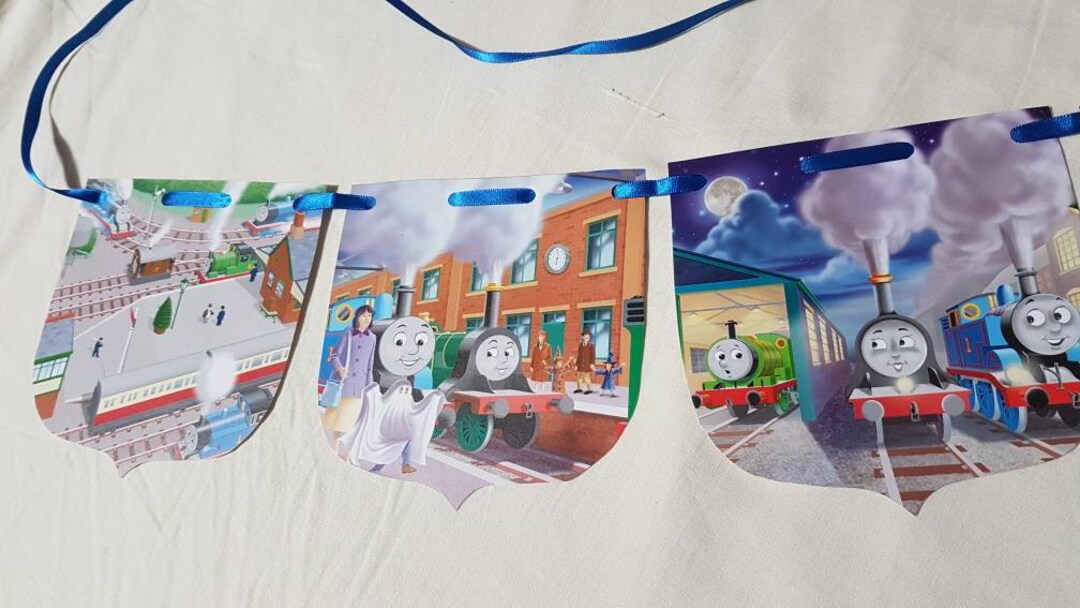 Thomas the Tank Engine Paper Bunting Featuring Arry and Bert and Emily ...