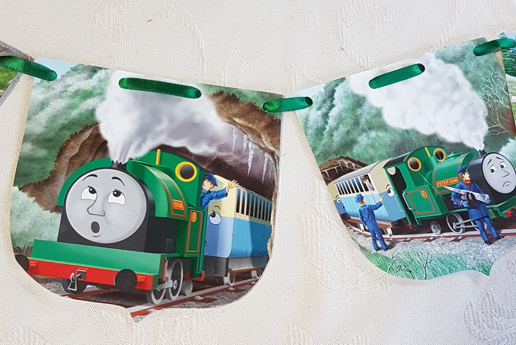 Thomas the Tank Engine and Friends Upcycled Paper Bunting Featuring ...