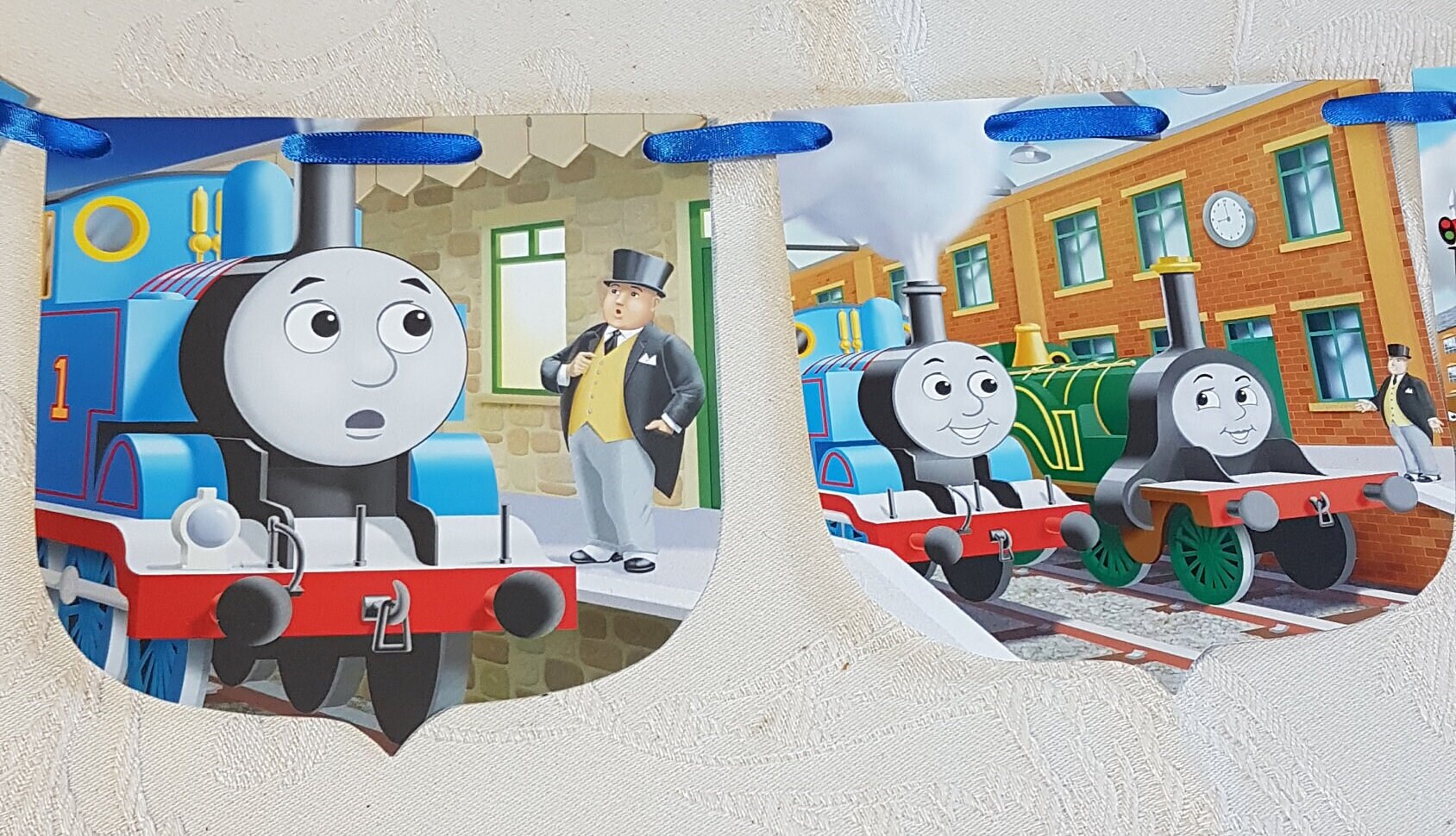 Thomas the Tank Engine and Friends Upcycled Paper Bunting - Etsy