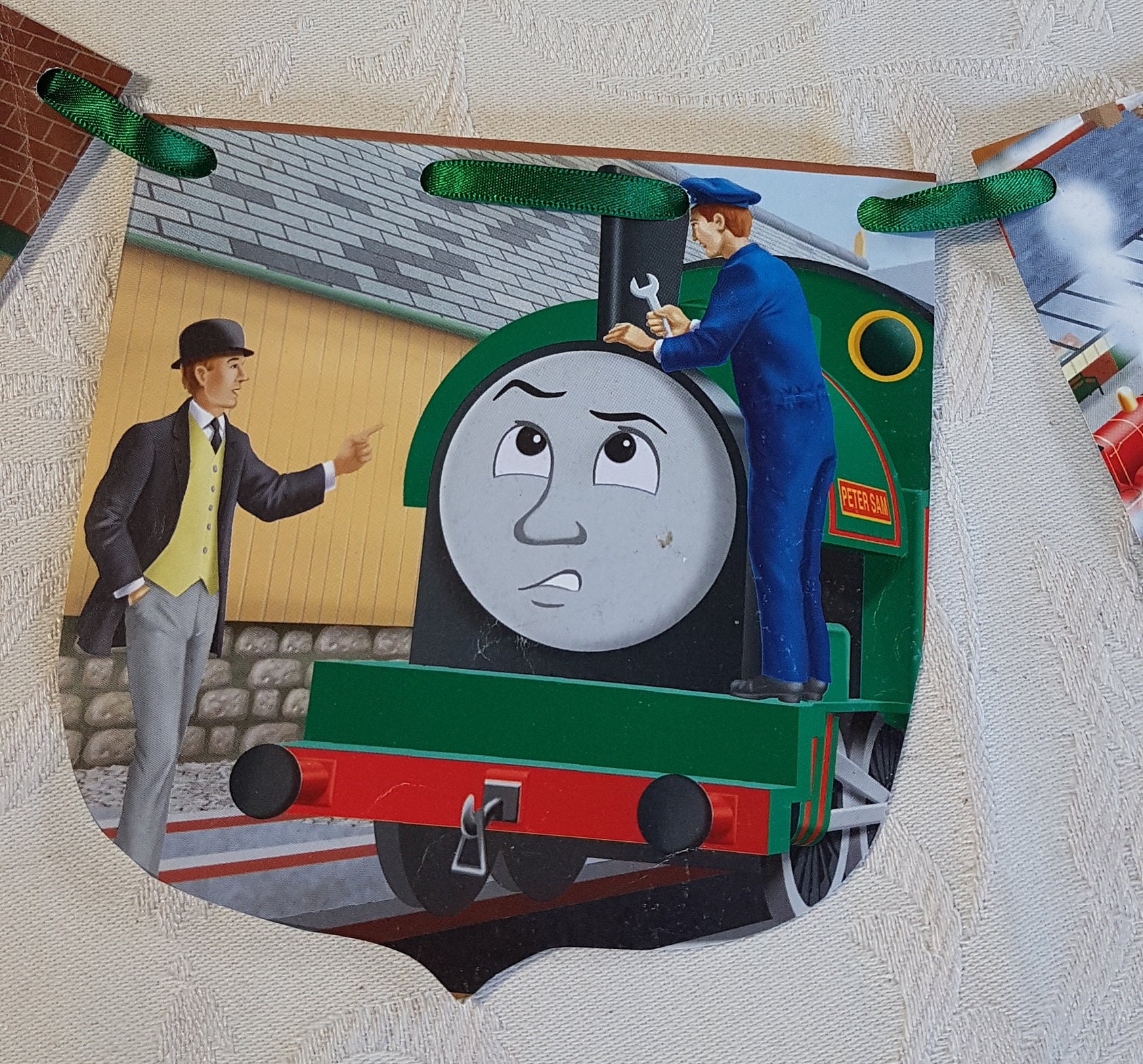 Thomas the Tank Engine and Friends Upcycled Paper Bunting Featuring ...
