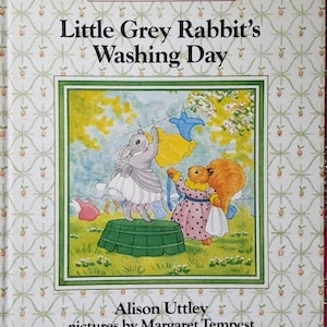 Little Grey Rabbit's Washing Day by Alison Uttley 1987 Hardback - Etsy
