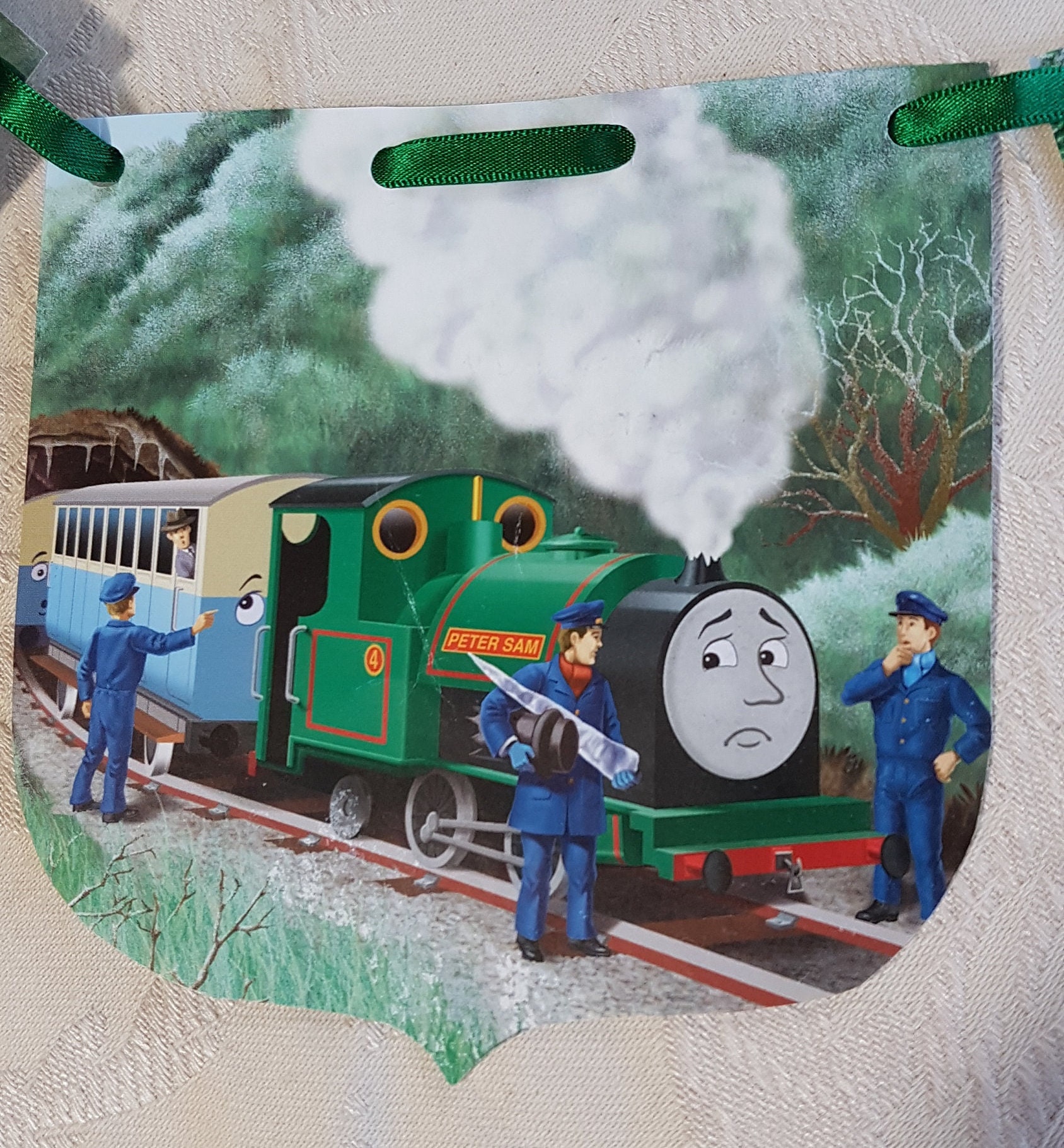 Thomas the Tank Engine and Friends Upcycled Paper Bunting Featuring ...
