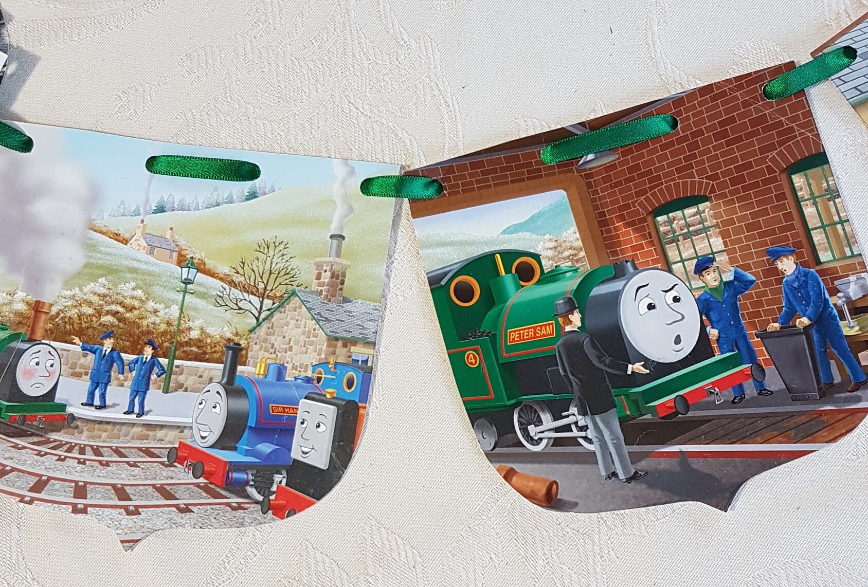 Thomas the Tank Engine and Friends Upcycled Paper Bunting Featuring ...