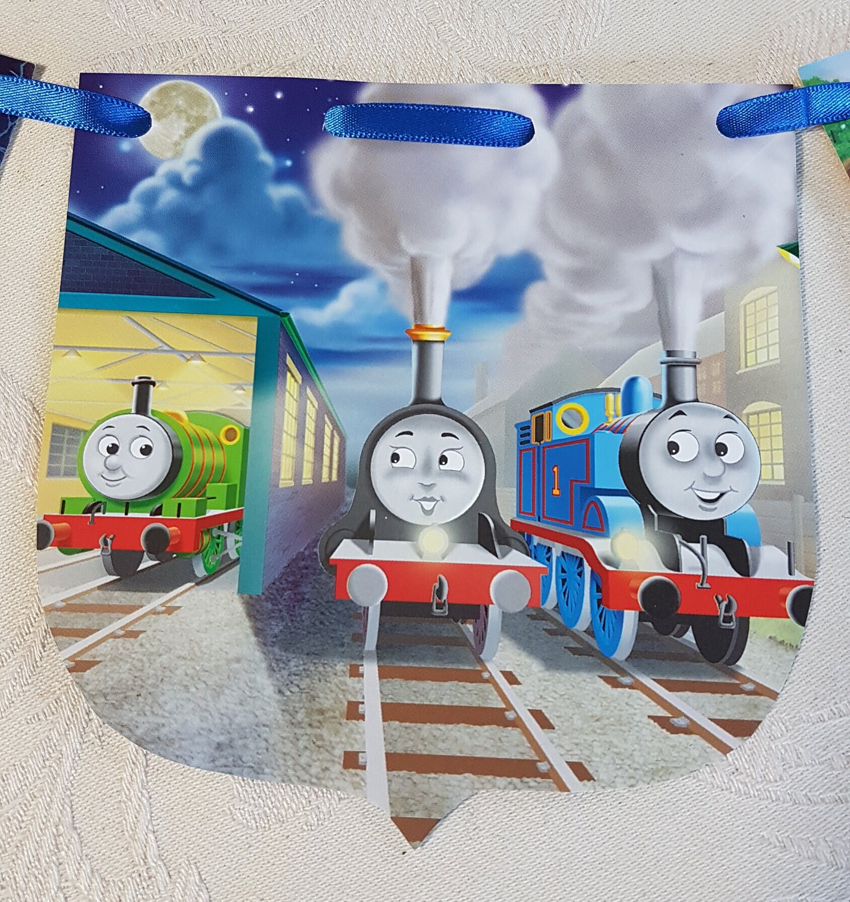 Thomas the Tank Engine and Friends Upcycled Paper Bunting - Etsy