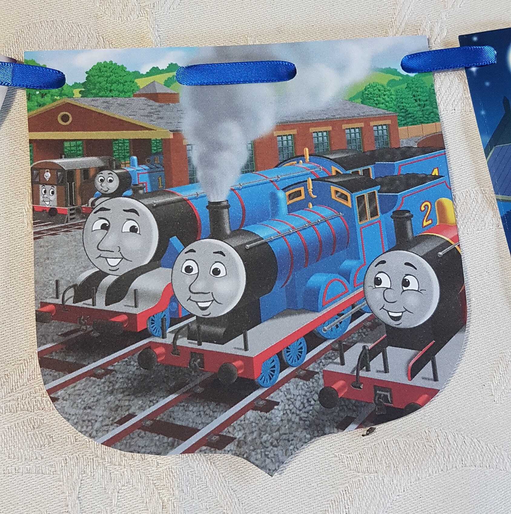 Thomas the Tank Engine and Friends Upcycled Paper Bunting - Etsy