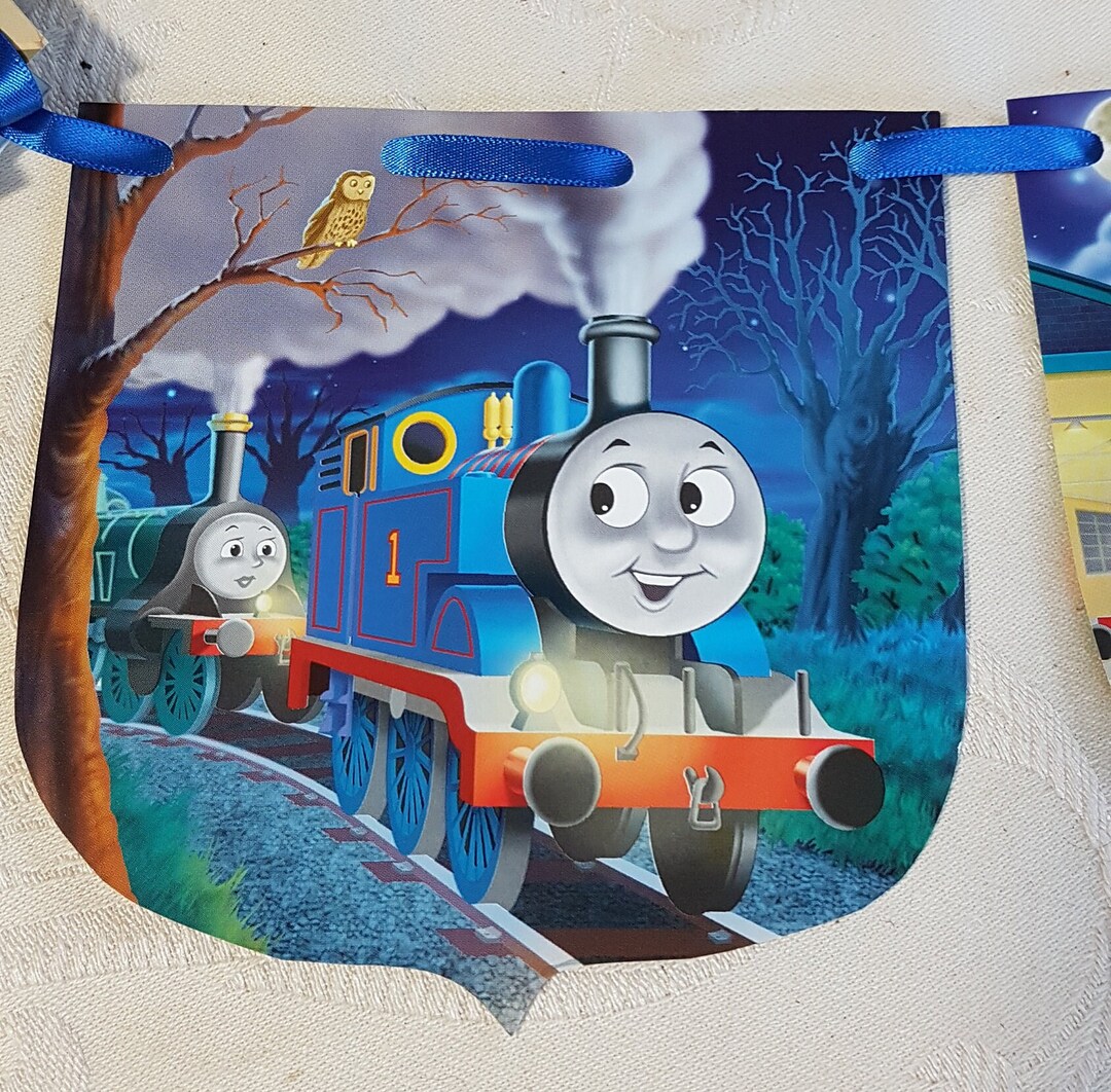 Thomas the Tank Engine and Friends Upcycled Paper Bunting - Etsy
