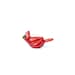 Tiny Lampwork Cardinal Bead MADE TO ORDER, Glass Cardinal Bead ...