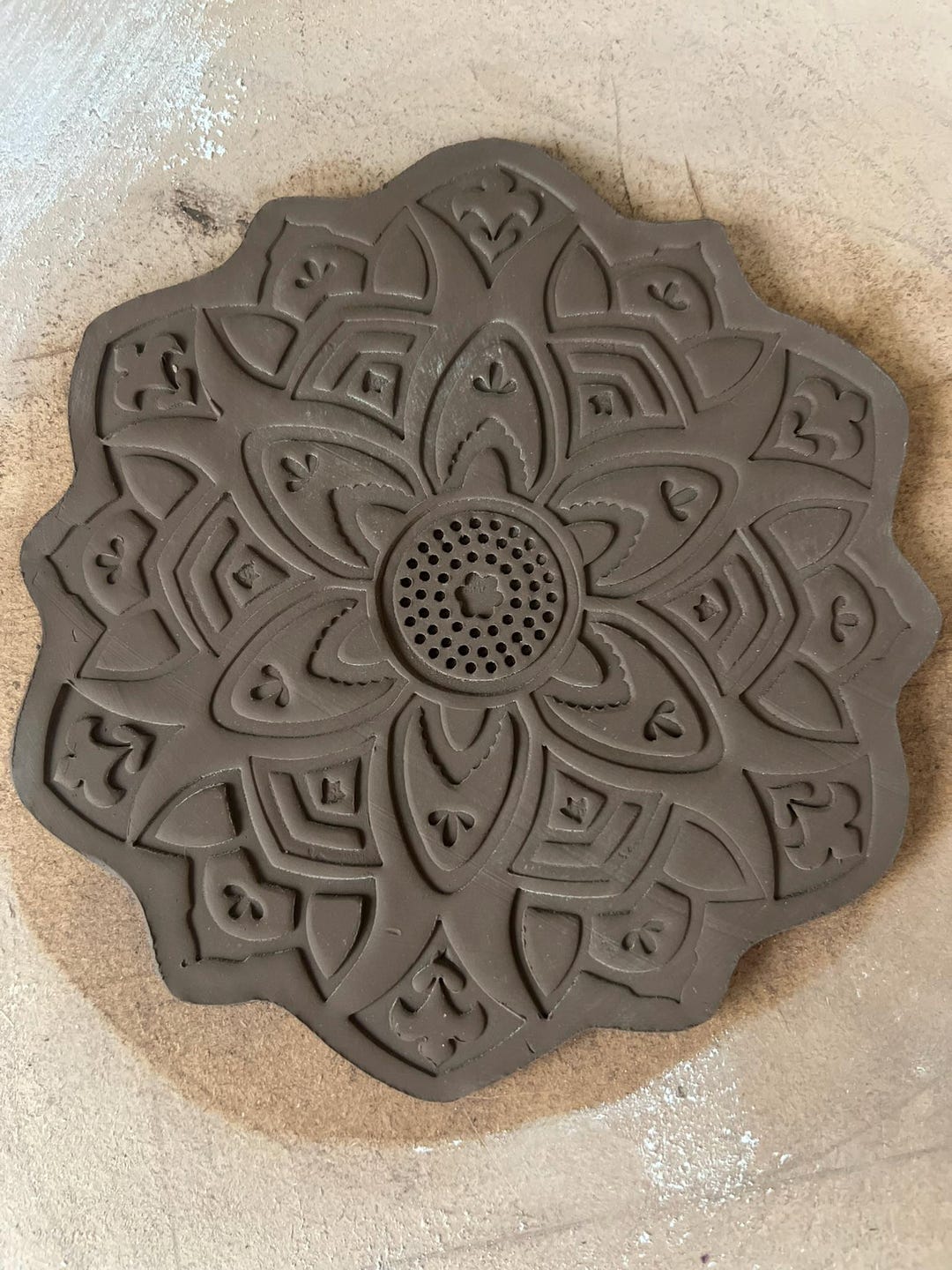 Mandala Pattern Stamps for Clay - Etsy