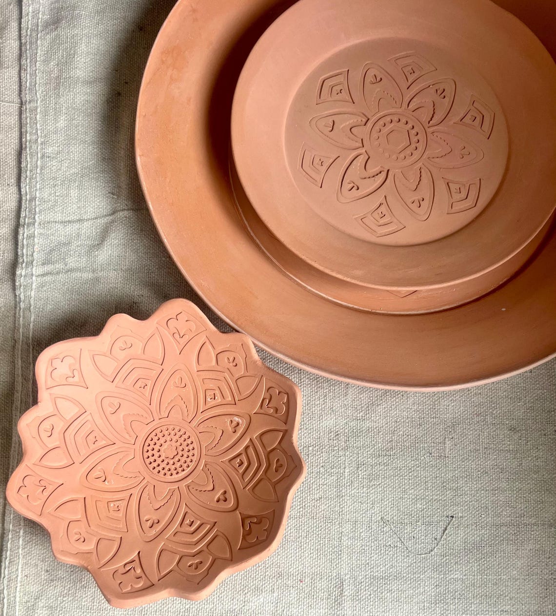Mandala Pattern Stamps for Clay - Etsy