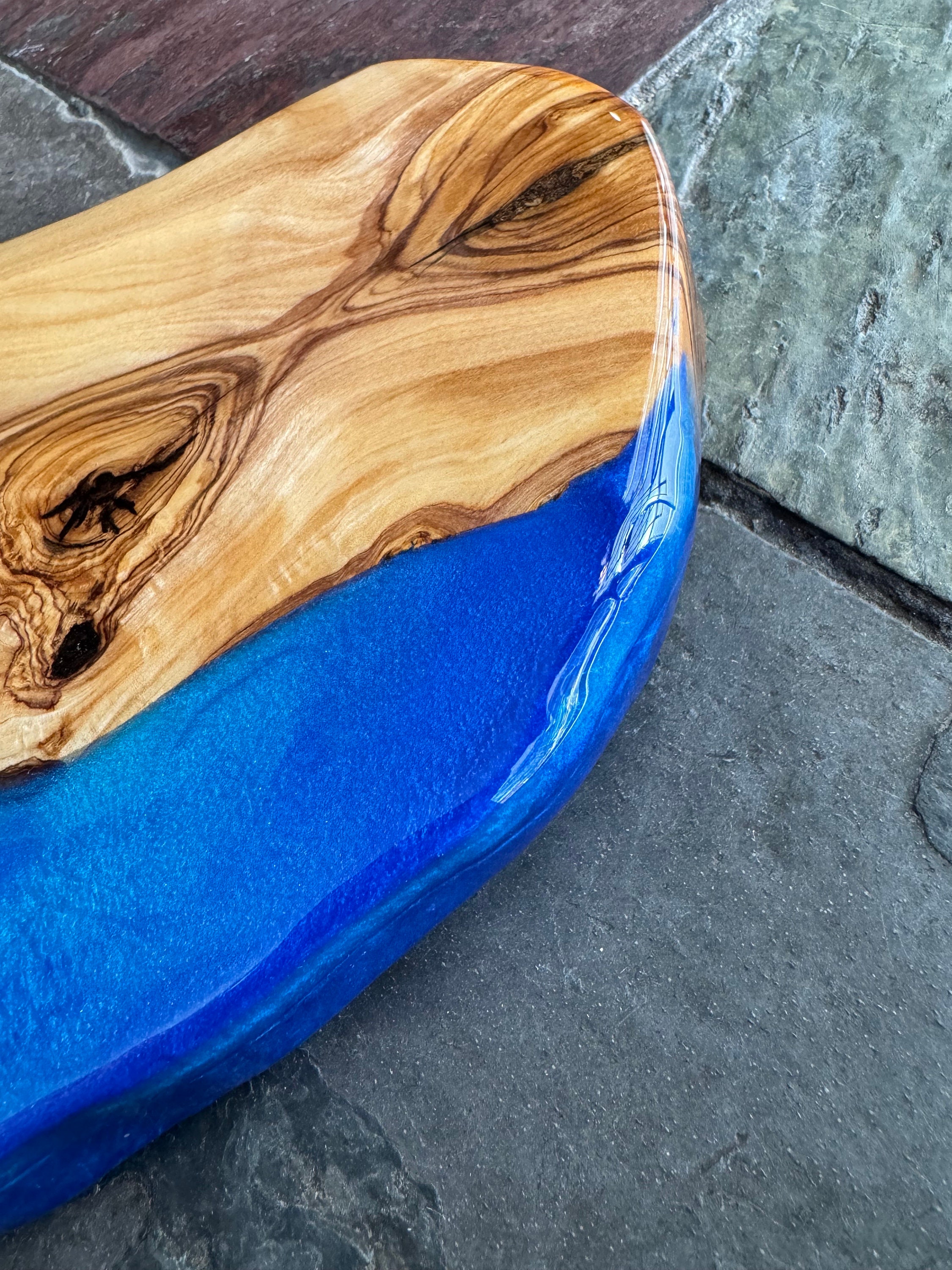 Serving Board With Rugged Costal Beach Waves Design - Etsy