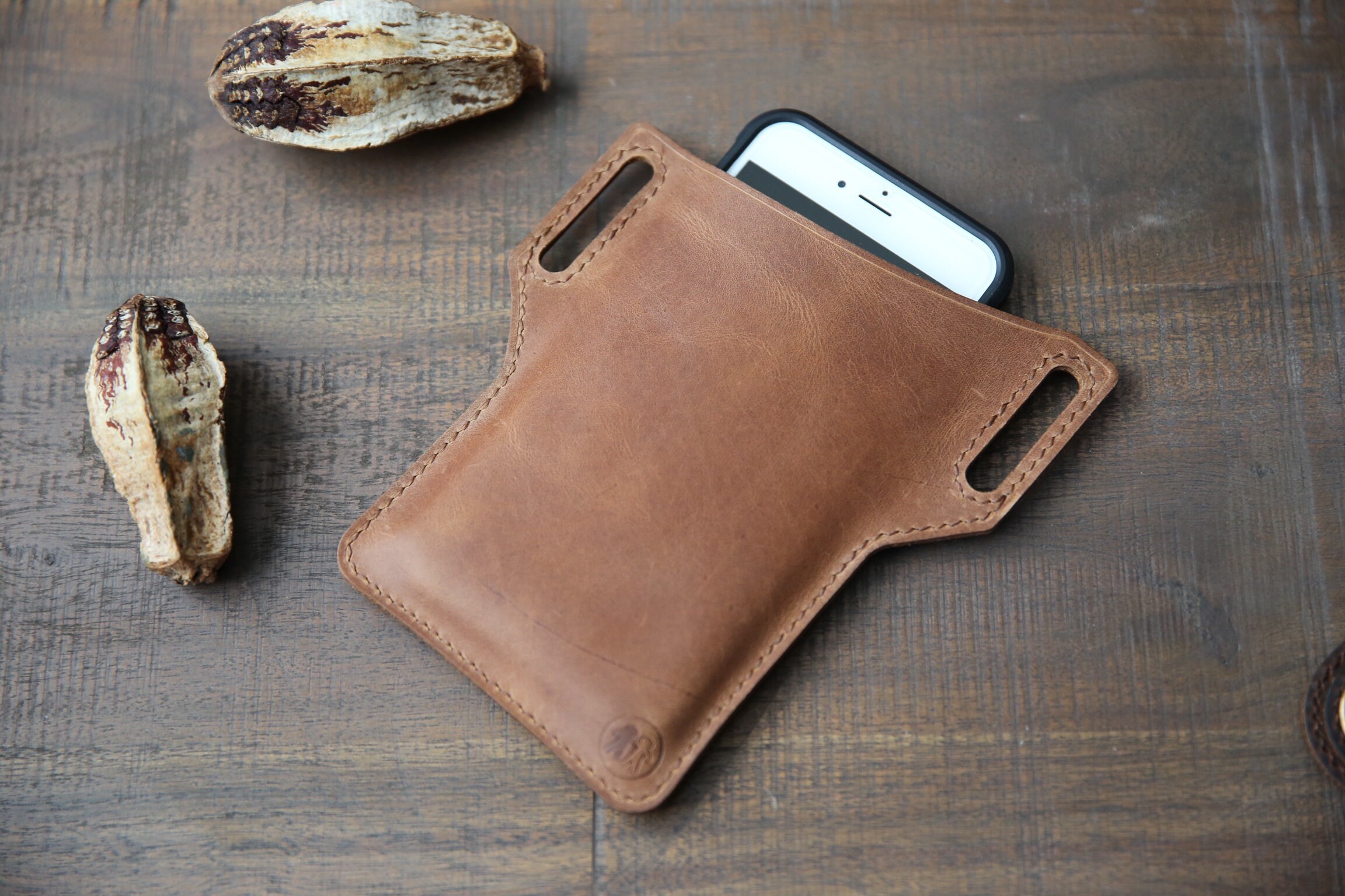 Leather Phone Belt Pouch Men Leather Cell Phone Loop Holster - Etsy