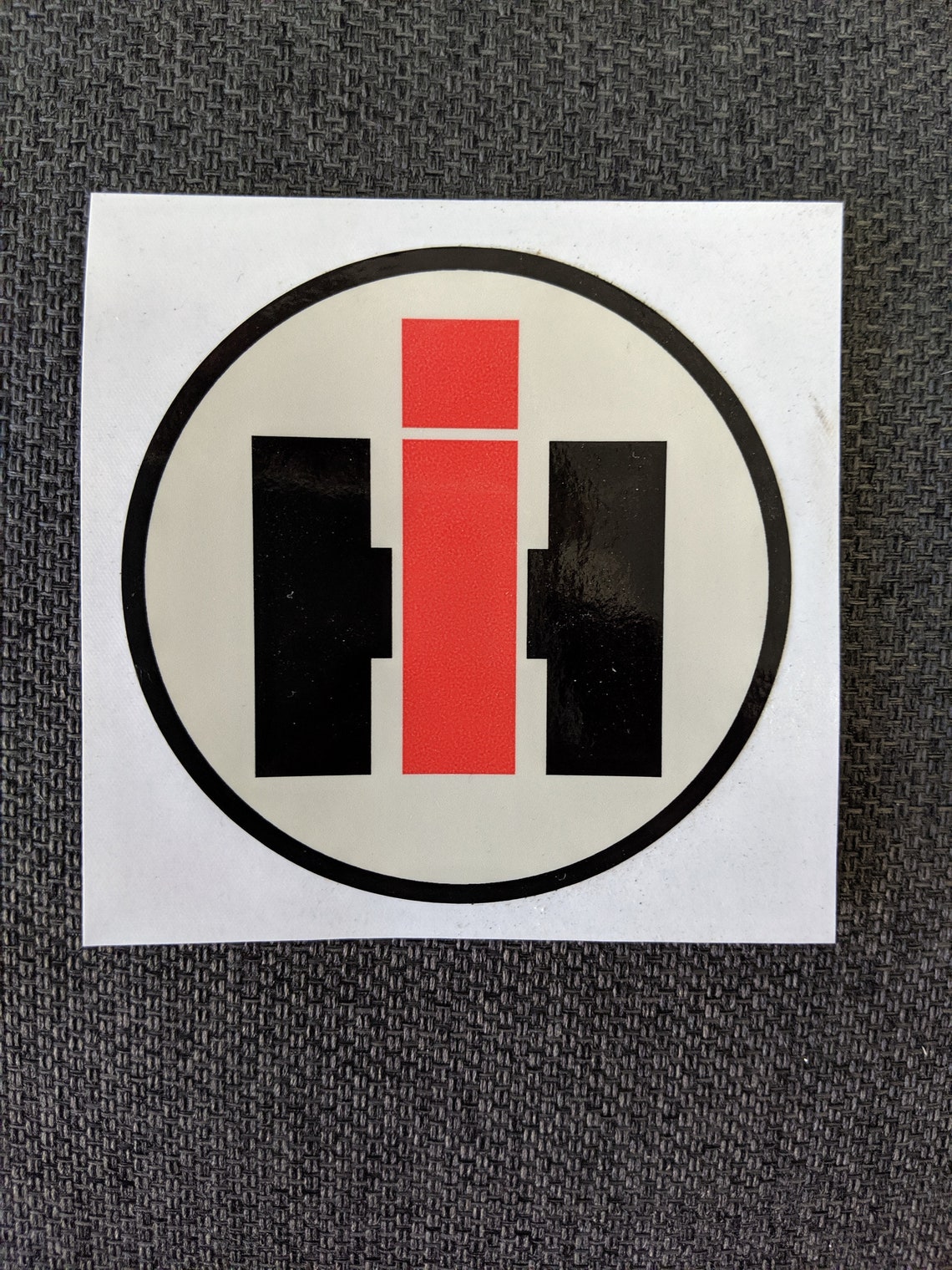 International Harvester Premium Decal/sticker Round - Etsy