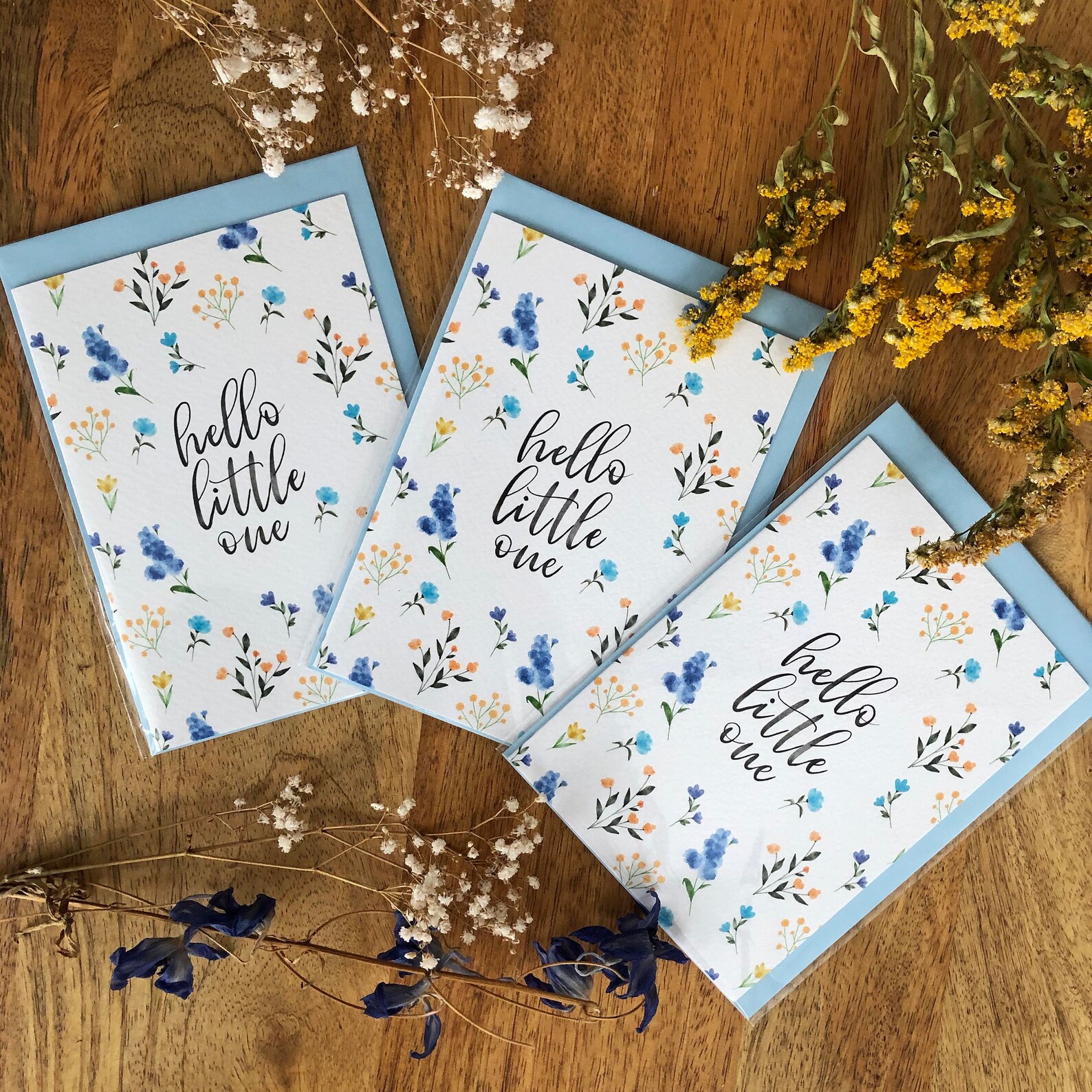 Hello Little One Card New Born Baby Card New Baby Boy Card - Etsy