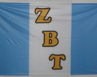 Zeta Beta Tau ZBT Letter Fraternity Flag - Etsy