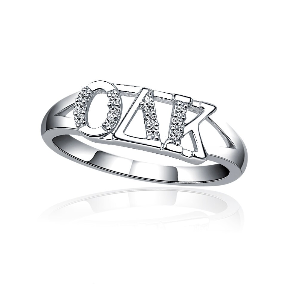 Omicron Delta Kappa Ring Horizontal Design, Sterling Silver ODK-R001 - Etsy