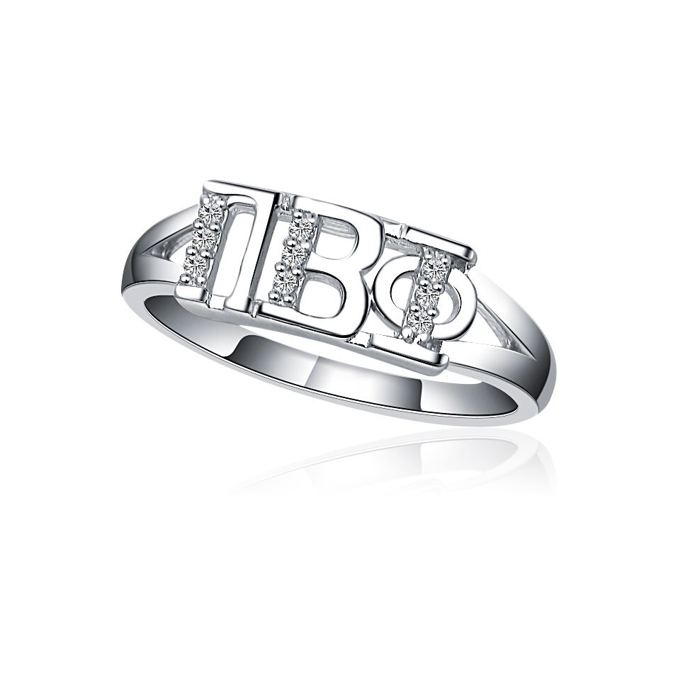 Pi Beta Phi Ring Horizontal Design Sterling Silver | Etsy