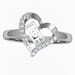 Gamma Phi Beta Ring Heart Design Sterling Silver GPB-R002 - Etsy