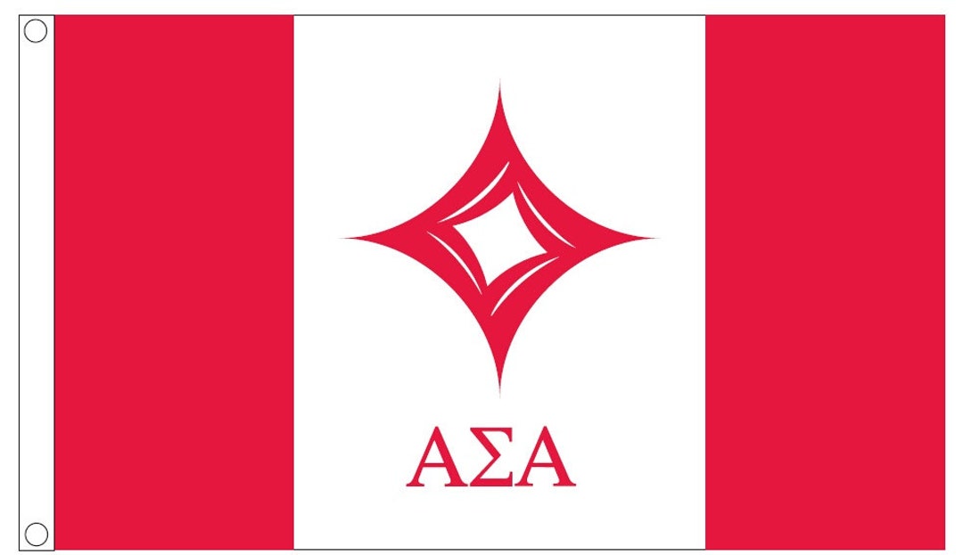 Alpha Sigma Alpha Flag 3' X 5' Officially Approved - Etsy