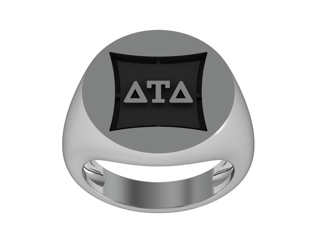 Delta Tau Delta Ring Sterling Silver R001 - Etsy