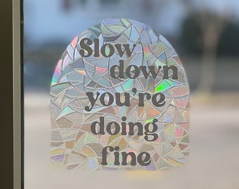 Slow Down Sticker - Etsy