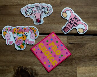 Women's Rights Sticker, Pro Choice Sticker Pack, Feminist Sticker ...