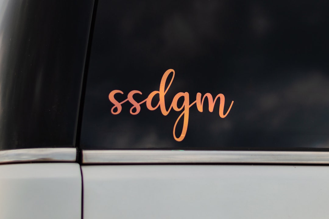 Custom SSDGM Vinyl Stickers True Crime Lover MFM Podcast - Etsy