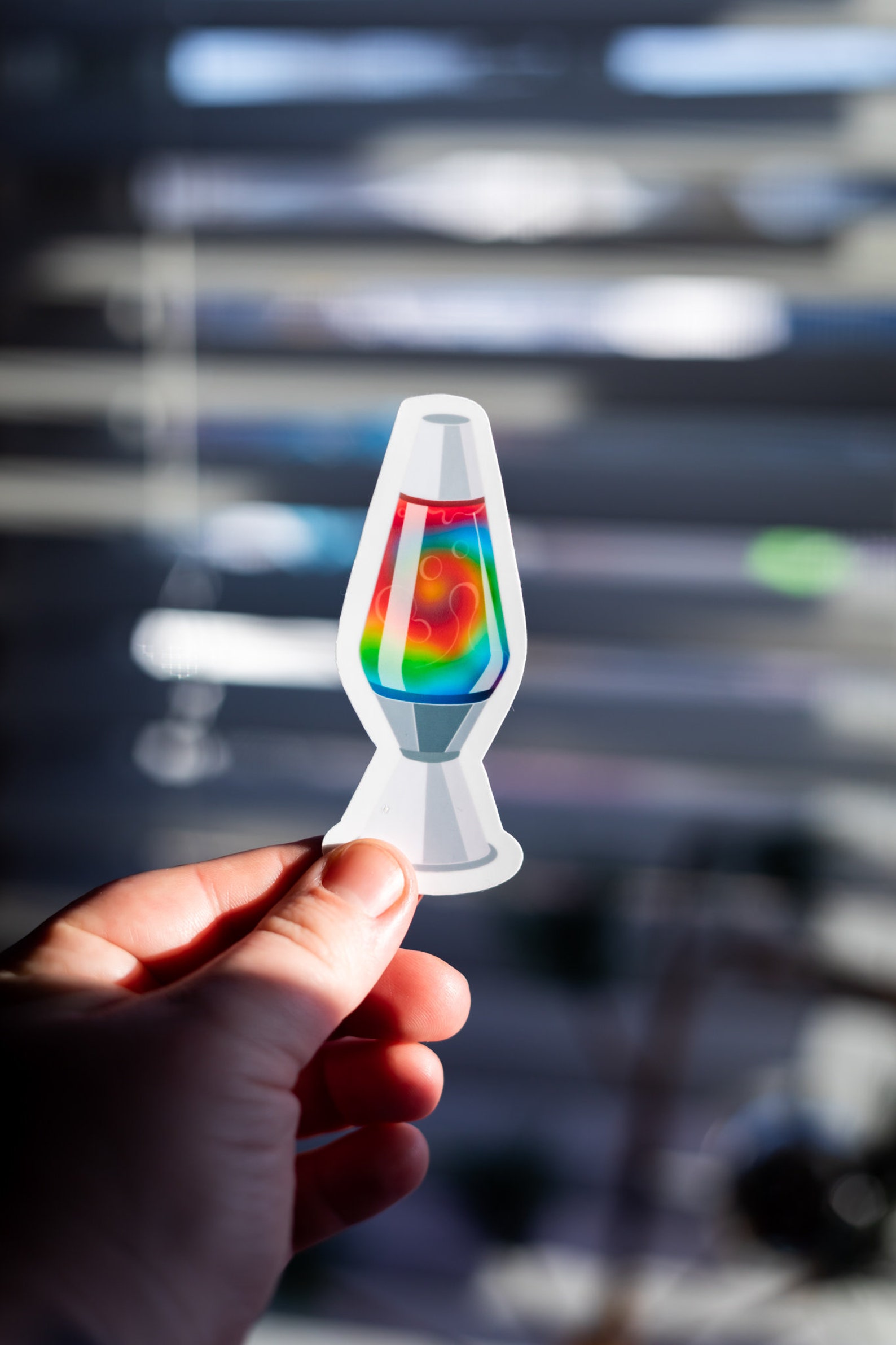 Tie Dye Lava Lamp Sticker Hippie Decal Boho - Etsy