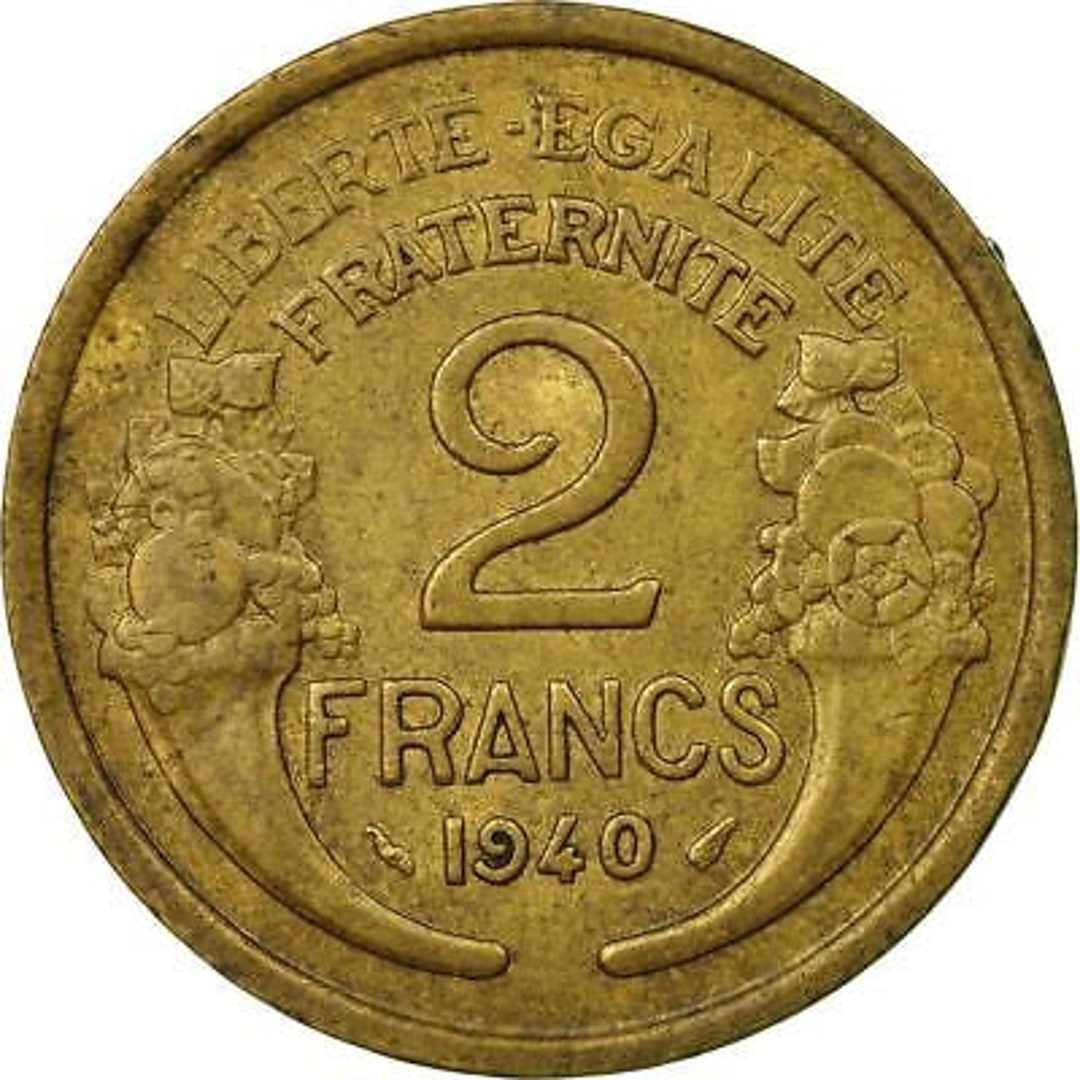 Français Pièce de 2 francs | France | 1931 - 1941 - Etsy France