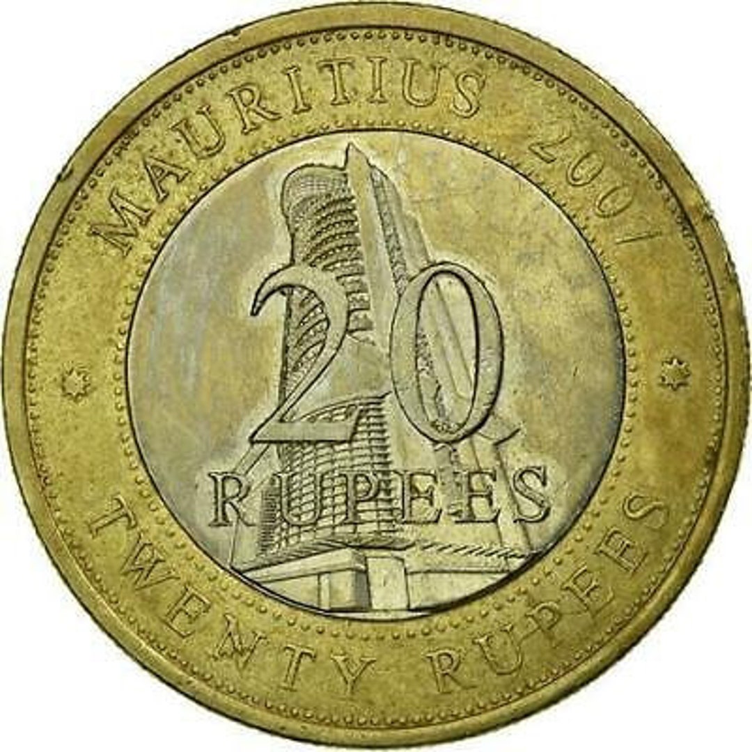 Mauritius 20 Rupees Bank of Mauritius | Seewoosagur Ramgoolam Coin KM66 ...