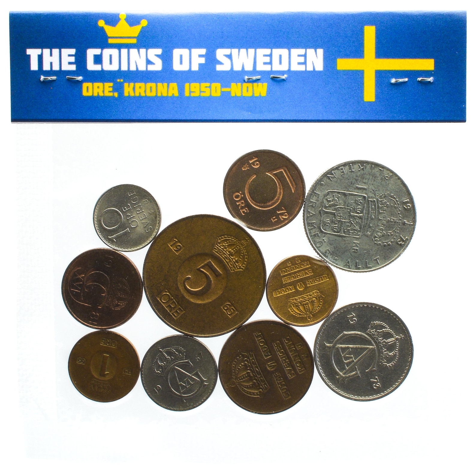 Swedish Coins Old Collectible Sweden Currency Ore Krona - Etsy