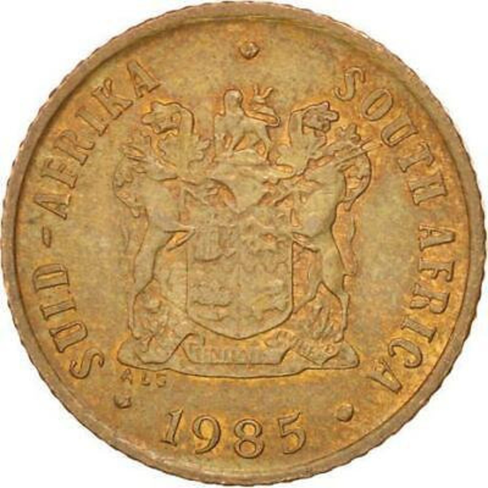 South Africa | 1 Cent Coin | SUID-AFRIKA | Cape Sparrows | KM82 | 1970 ...