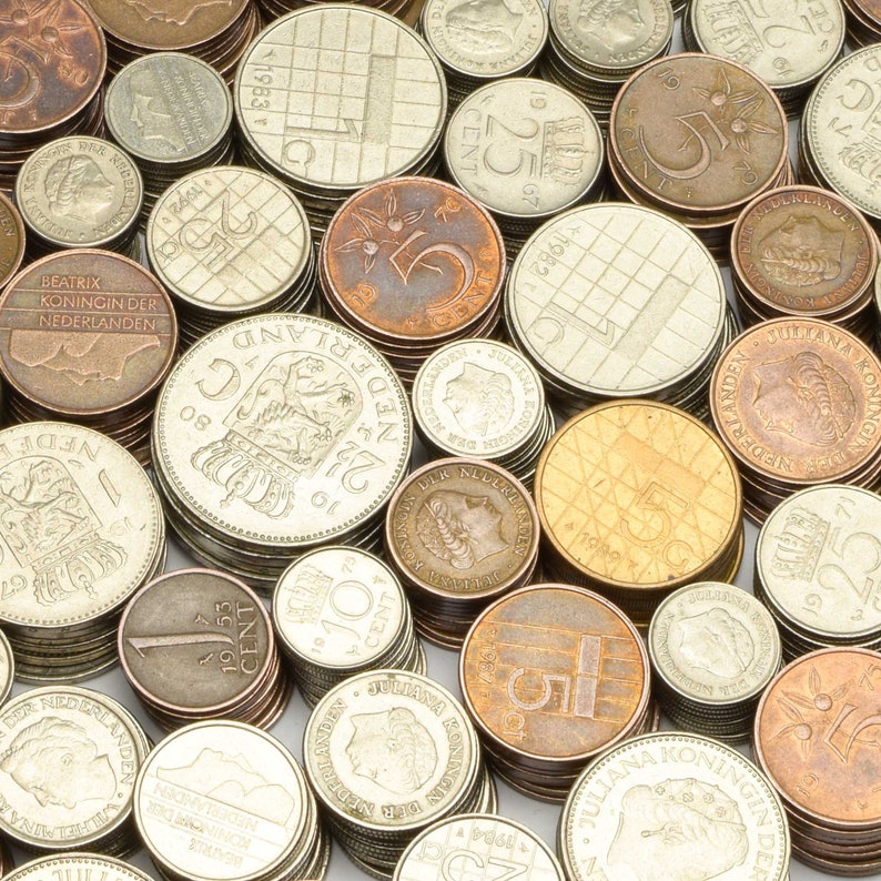10 Netherlands Coins Old Dutch Money Holland Currency - Etsy Canada