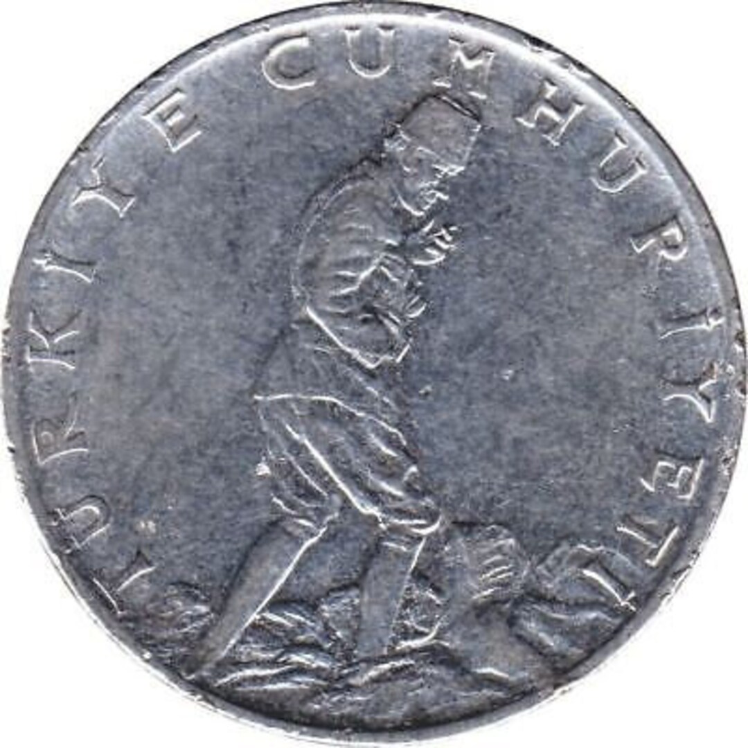 Turkish Coin Turkey 2.5 Lira | President Ataturk | Kocatepe Mosque ...