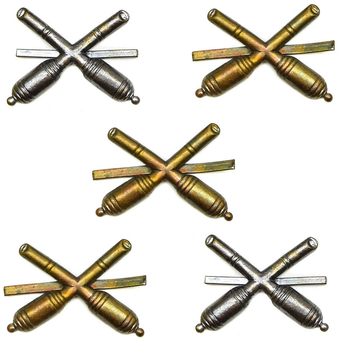 5 X New Czechoslovakian Military Army Missile Soldier Lapel Artillery ...