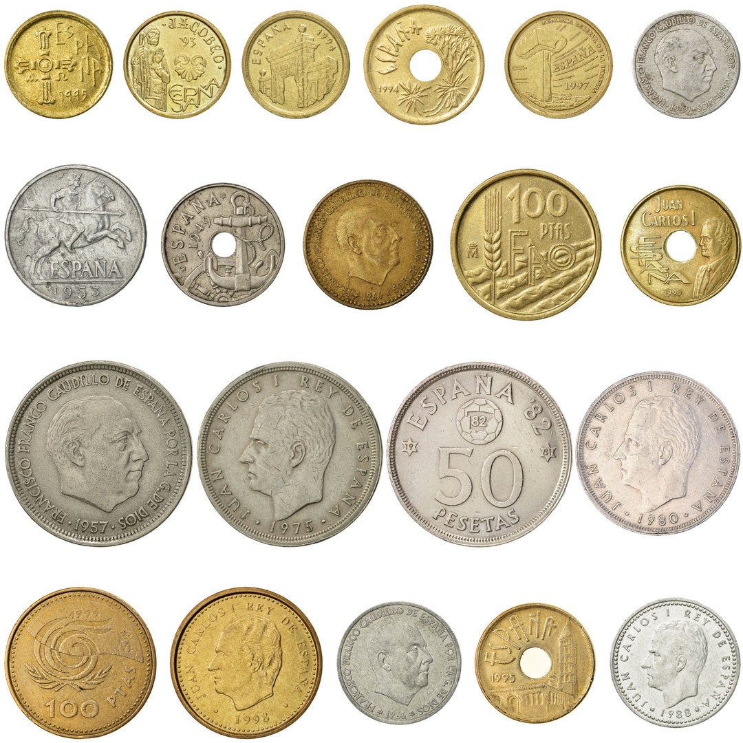 20 Monedas de España / Colección de Moneda Española / 10 50 Céntimos 1 ...