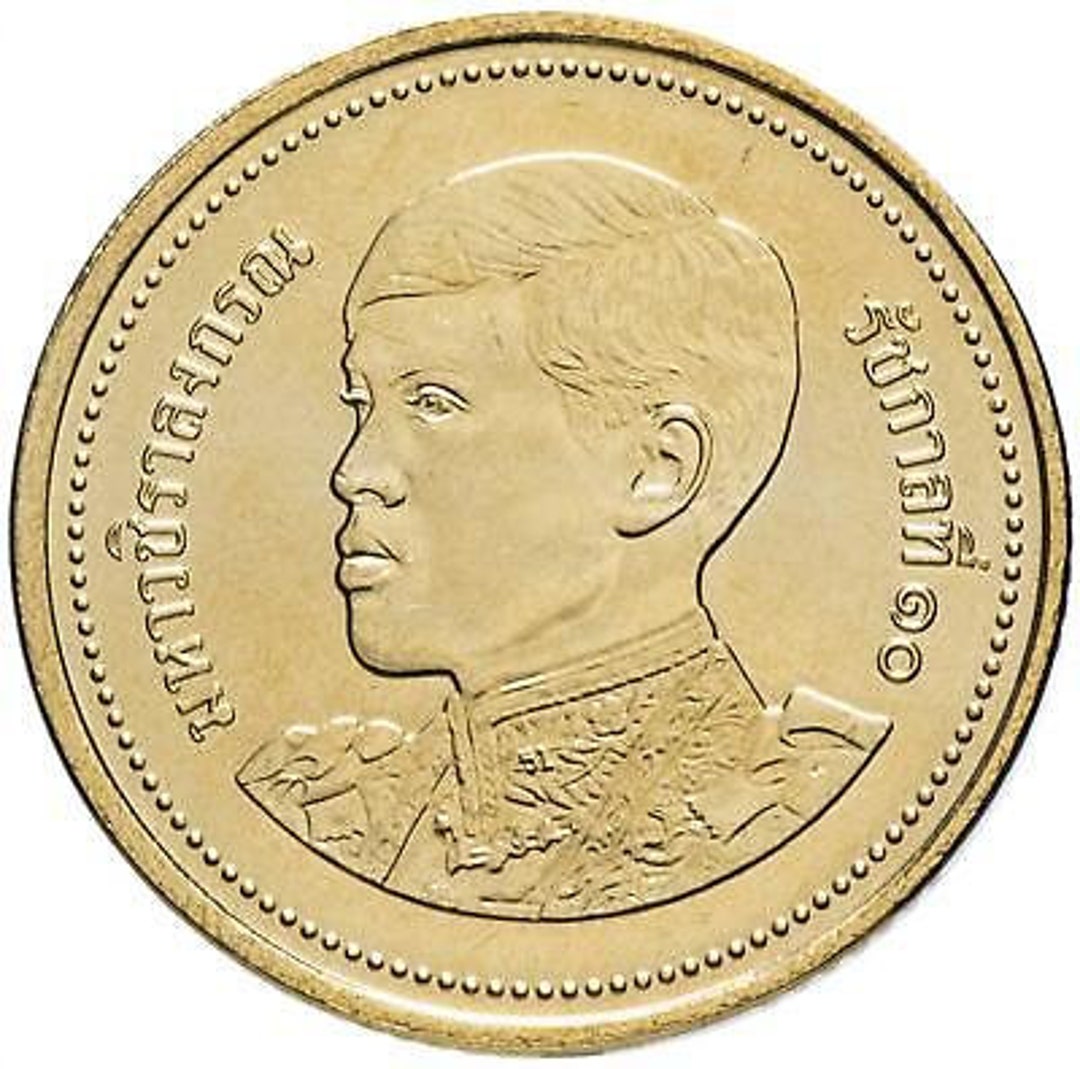 Thailand 2 Baht Rama X 1st Portrait Coin Y 2018 2019 - Etsy