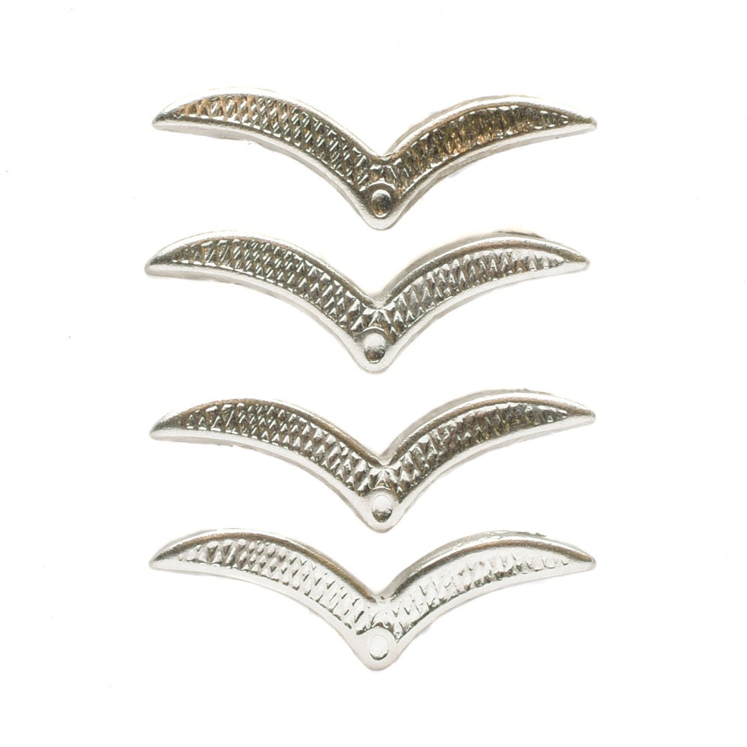 4x German Air Force Wings Pins Military Army Soldier Rank Badges Ncos ...