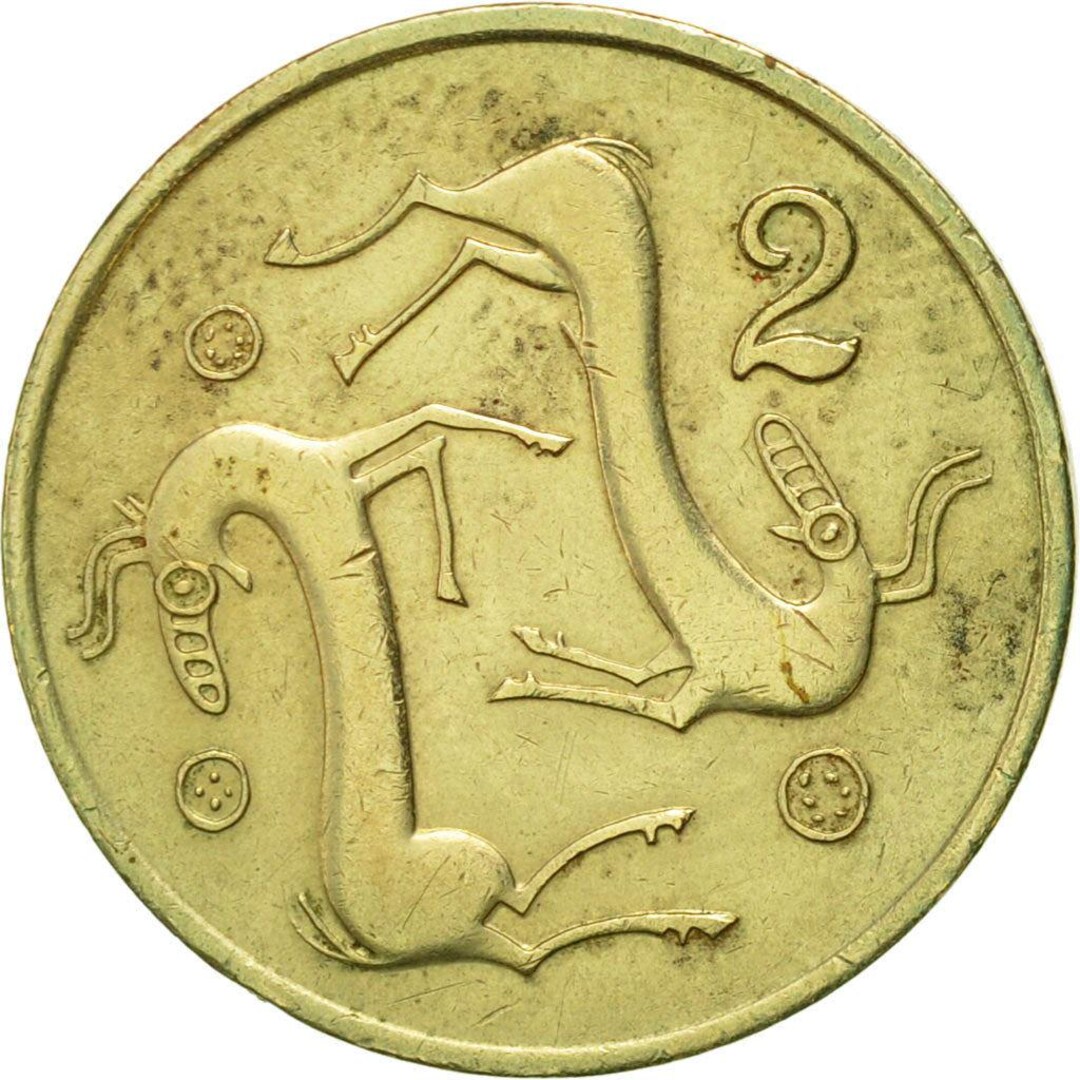 Cyprus 2 Cents Coin | Goat | 1983 - Etsy