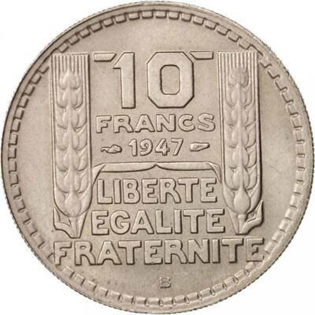 French Coin | 10 Francs | France | 1947 - 1949 - Etsy