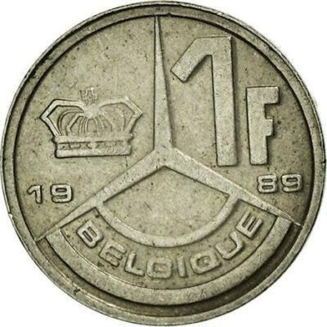 Pièce belge 1 Franc - Baudouin I Belgique | | étoiles 1989 - 1993 ...