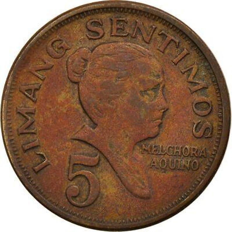 Philippines 5 Sentimos | KM197 | 1967 - 1974 - Etsy
