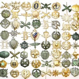 10 Different Russian Federation Military Pins, Army Badges for Soldiers ...