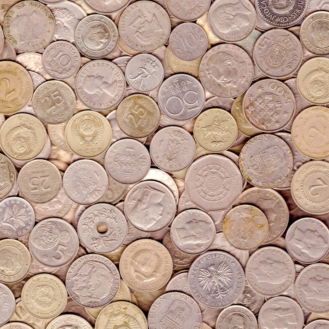 Nickel Coins 1lb (454g.) More Than 100 Ni Coins 1 Pound Collectible ...