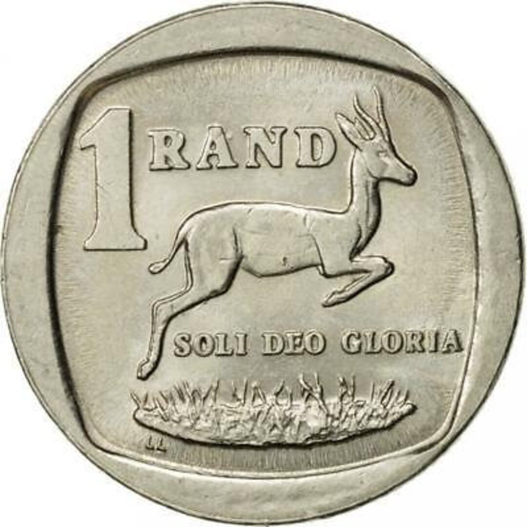 South Africa | 1 Rand Coin | Suid Afrika | KM138 | 1990 - 1995 - Etsy
