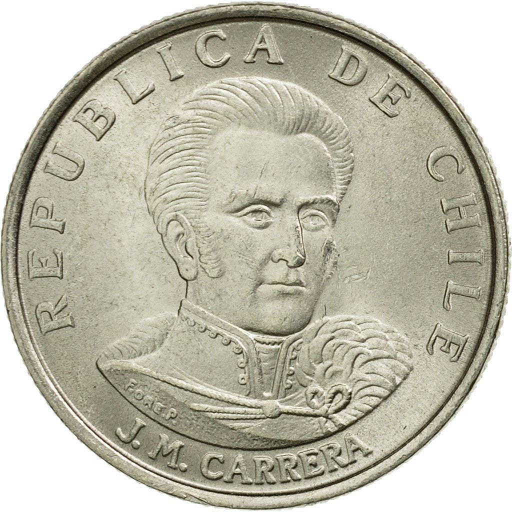 Chile 1 Escudo Coin | KM197 | 1971 - 1972 - Etsy