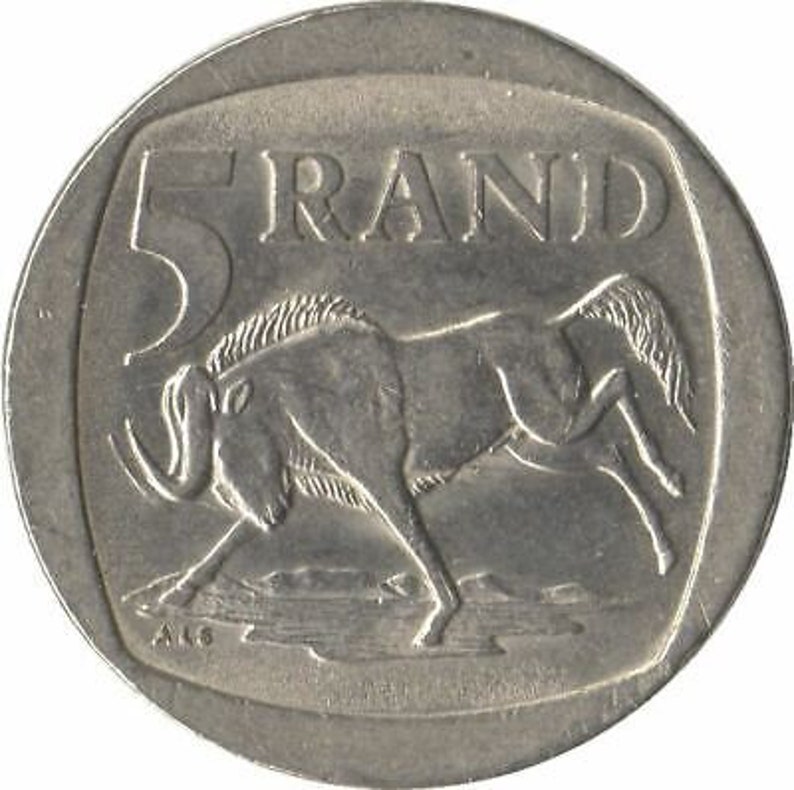 5 Rand Coin South Africa Suid-afrika KM140 1994 1995 - Etsy