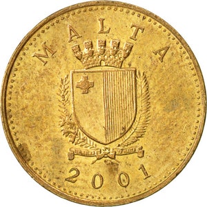 Maltese Coin Malta 1 Cent Weasel 1991 2007 - Etsy
