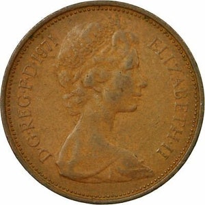 United Kingdom 2 New Pence - Elizabeth II 2nd Portrait | Coin KM916 ...