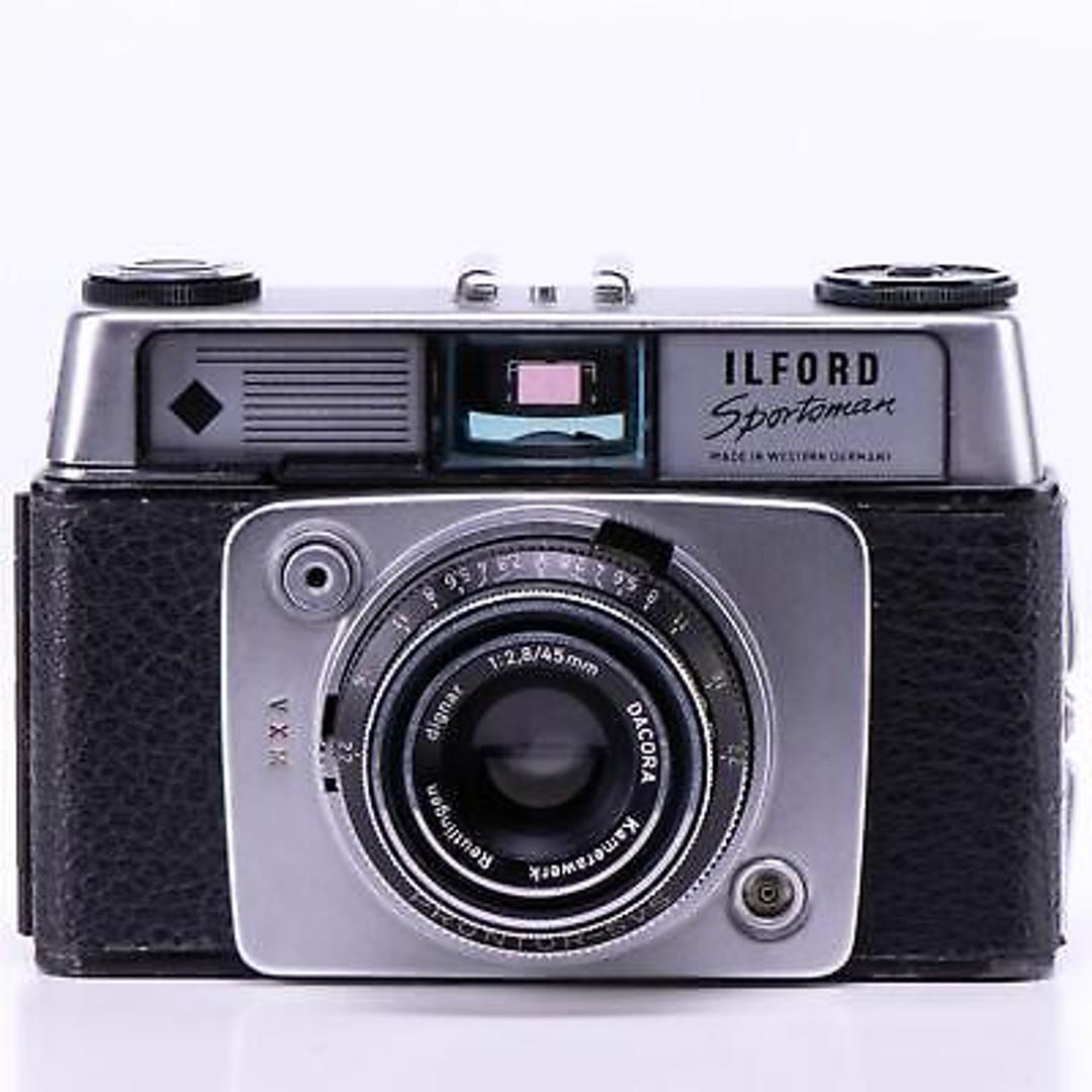 Ilford Sportsman Mk.4 Model Camera 45mm F2.8 Lens White Germany 1959 - Etsy