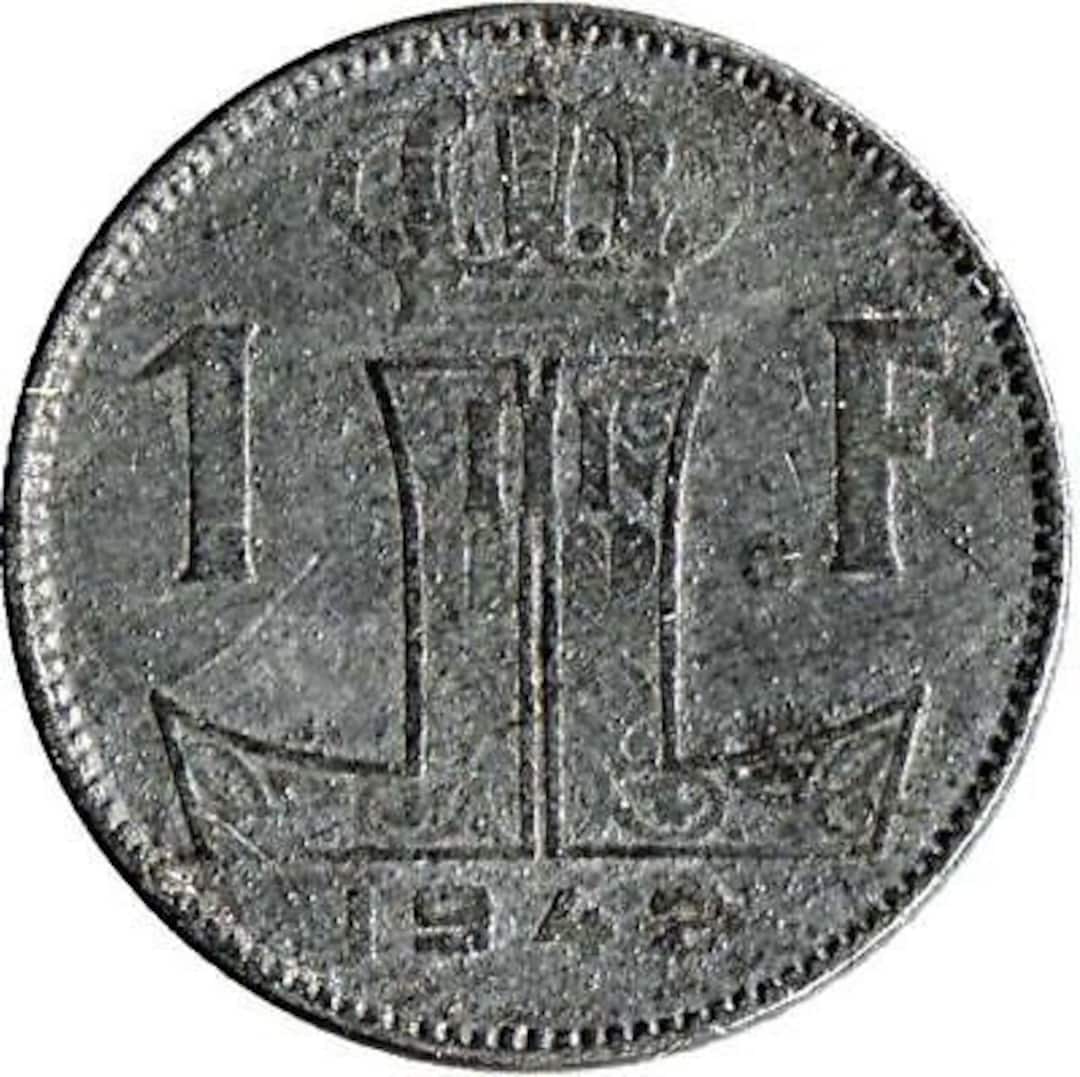 Belgian Coin 1 Franc - Léopold III BELGIQUE | Escutcheon | Acorns ...